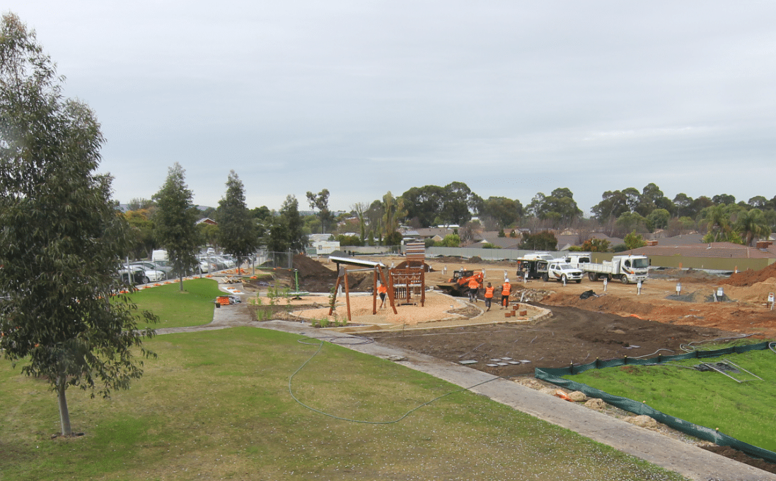 Construction underway at euca - Euca Modbury